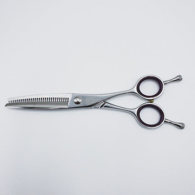 【メーカー不明】 メガネ シザー セニング 美容ハサミ すきばさみ 美容師 理容師 約30～40% 右利き 6インチ 中古 sc242 |中古 ...