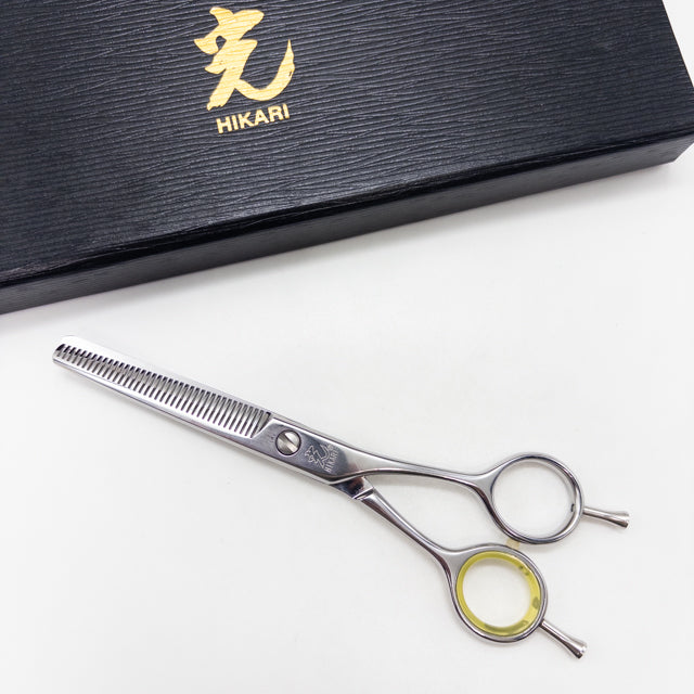 【ヒカリシザーズHIKARI光シザーHIKARI SCISSORS】T-37 メガネ シザー セニング 美容ハサミ すきばさみ 美容師 理容 ...