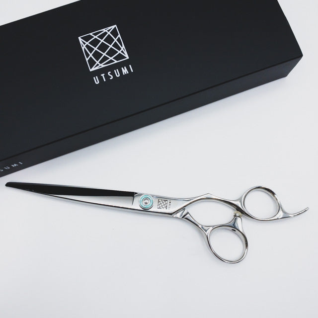 新品未使用【内海ウツミUTSUMI】ergu ER700 トリミングシザー オフセット 右利き トリマー ペット 7インチ 中古 sc581 ...